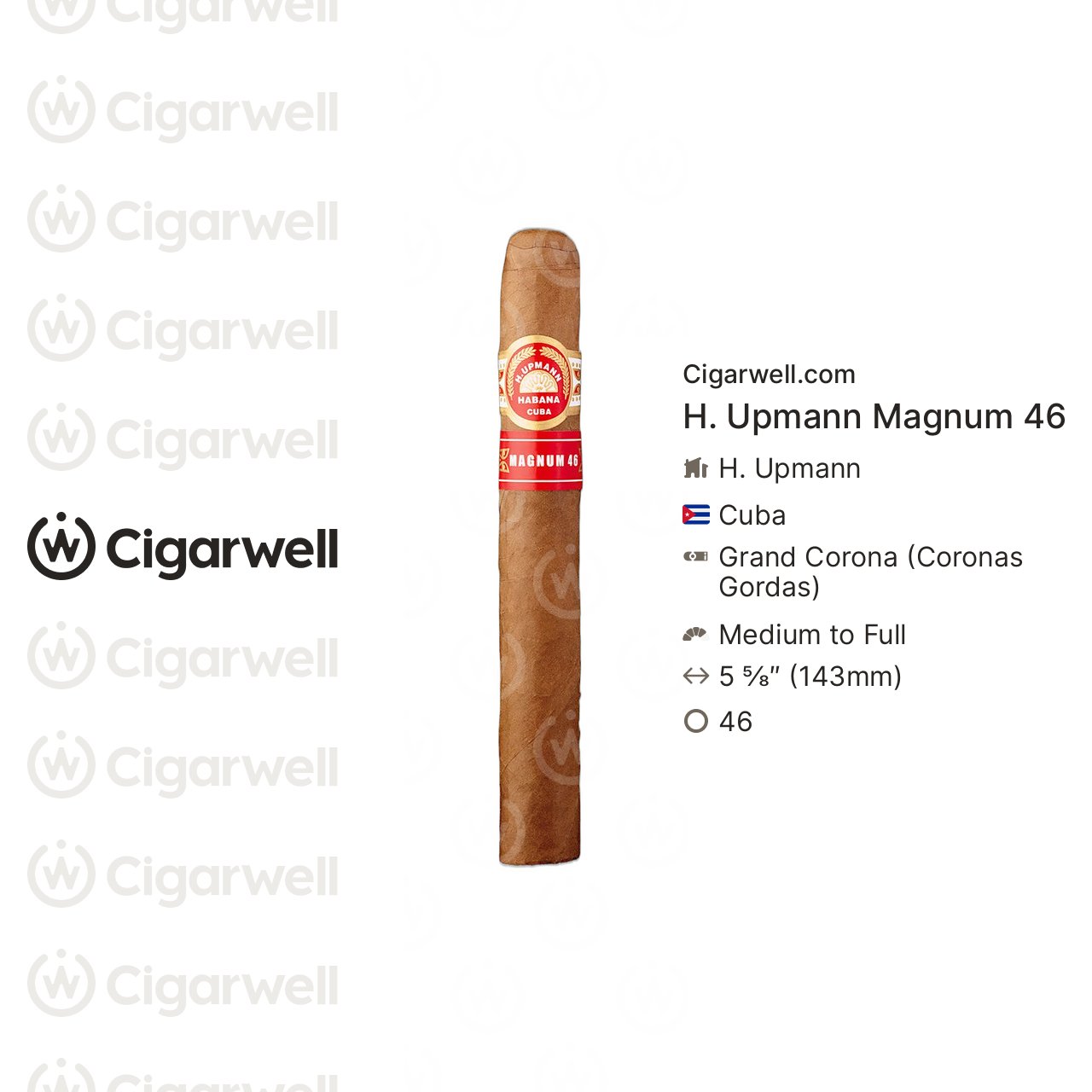 H. Upmann Magnum 46 - notes, ratings, photos | Cigarwell
