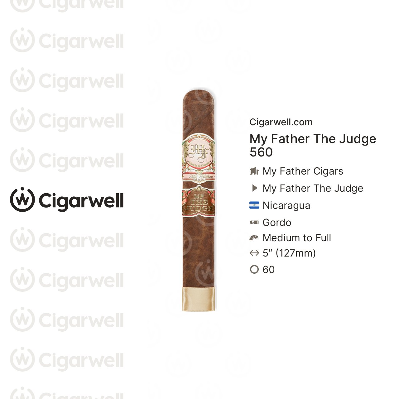 My Father The Judge Grand Robusto - notes, ratings, photos | Cigarwell